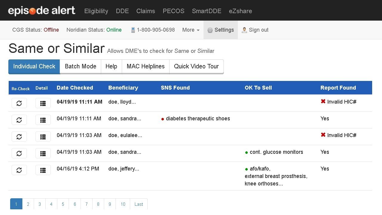 Same or Similar Checker - Episode Alert