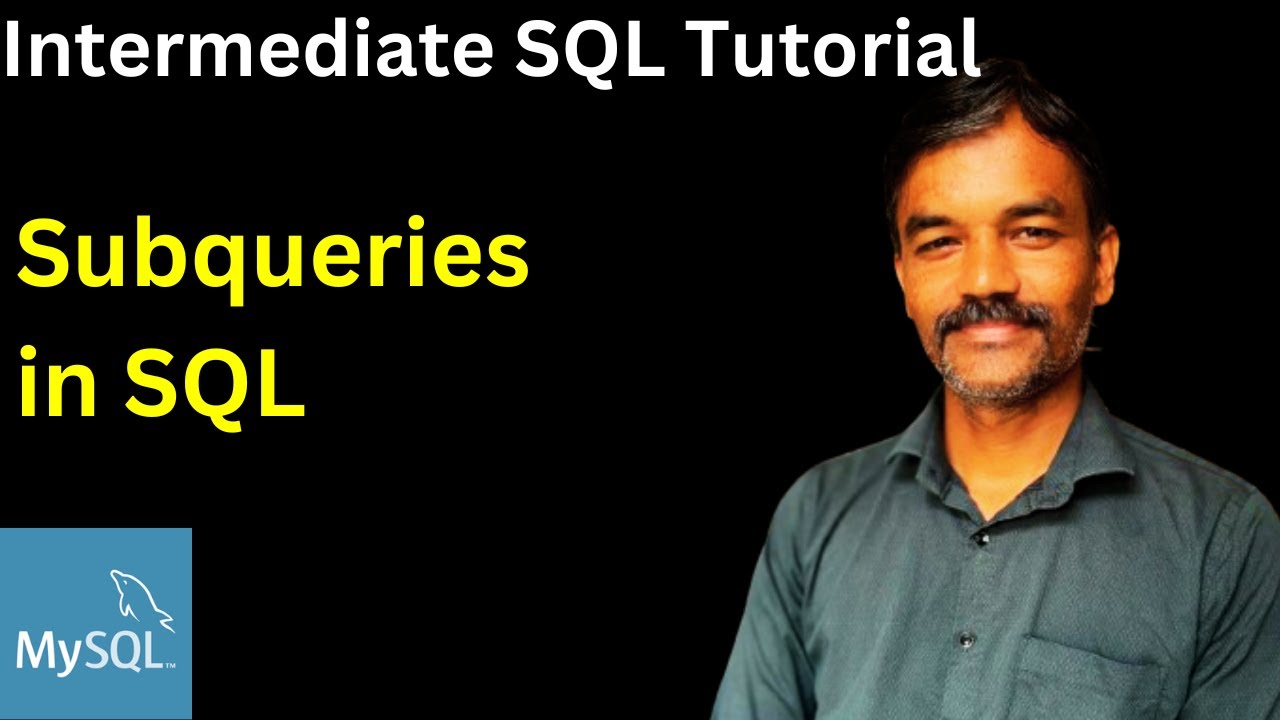 Subquery in SQL | Intermediate SQL tutorial | nested subquery