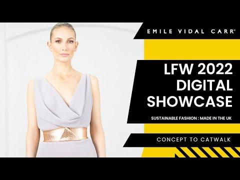 British Fashion Designer - Emile Vidal Carr Catwalk Show 2022 4k