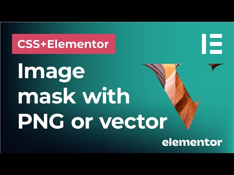 How to create custom image masks with PNG layers in CSS and Elementor | Put images in custom shapes