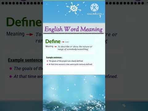 define meaning in english | Define meaning in English Oxford