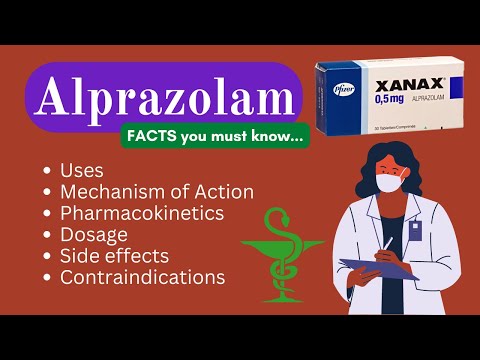 Alprazolam Quick Review - What is Xanax? - I am Pharmacist