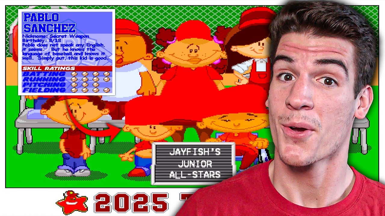 I Assembled the GREATEST Backyard Baseball Team