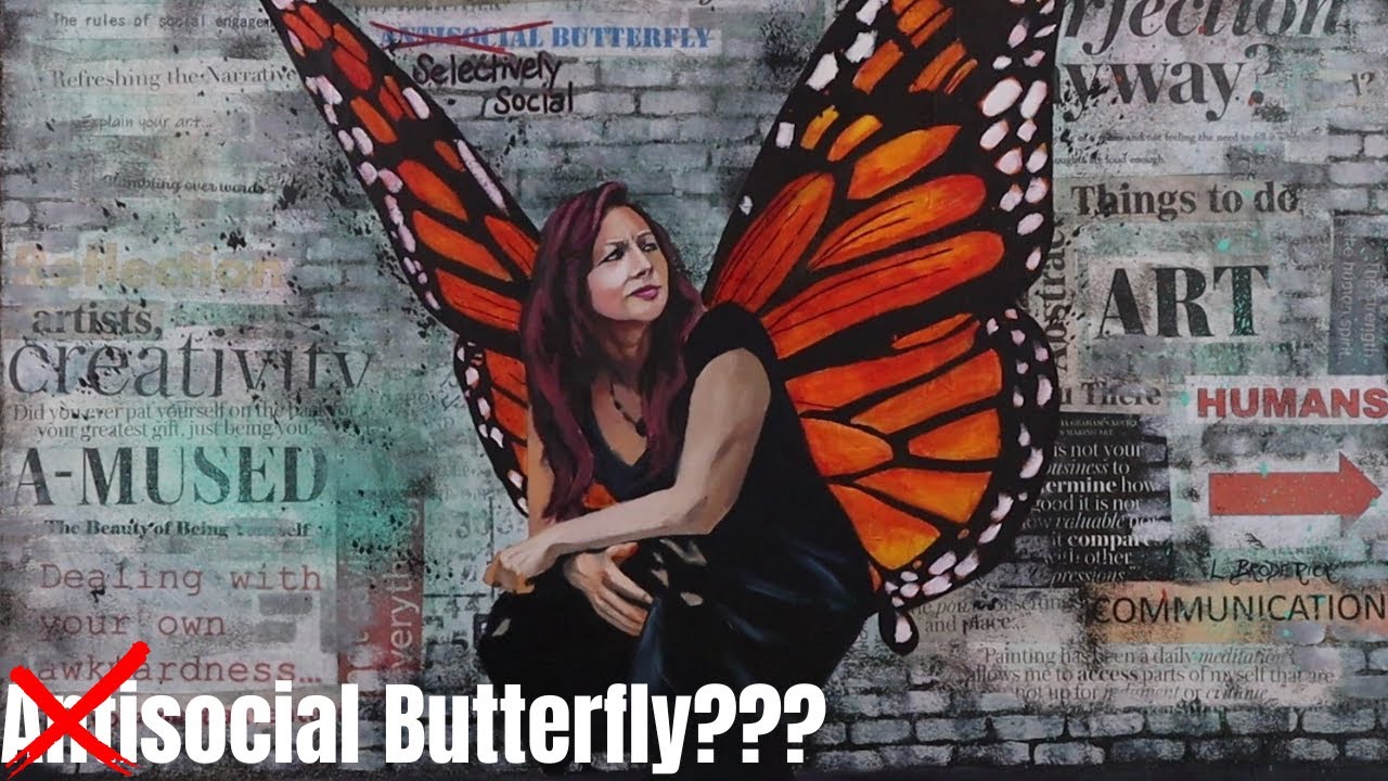 Mixed Media Collage// My 1st Self-Portrait!!!