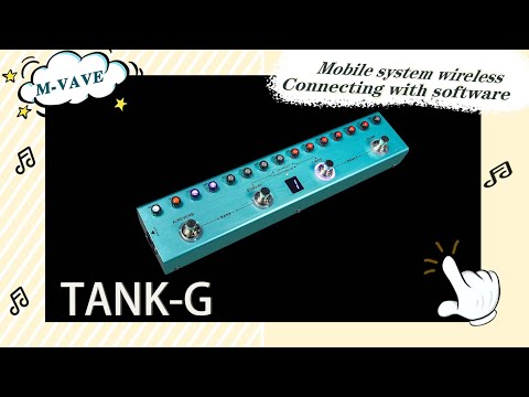 M-VAVE TANK-G Mobile System Wireless And Software Connection Operation Demonstration