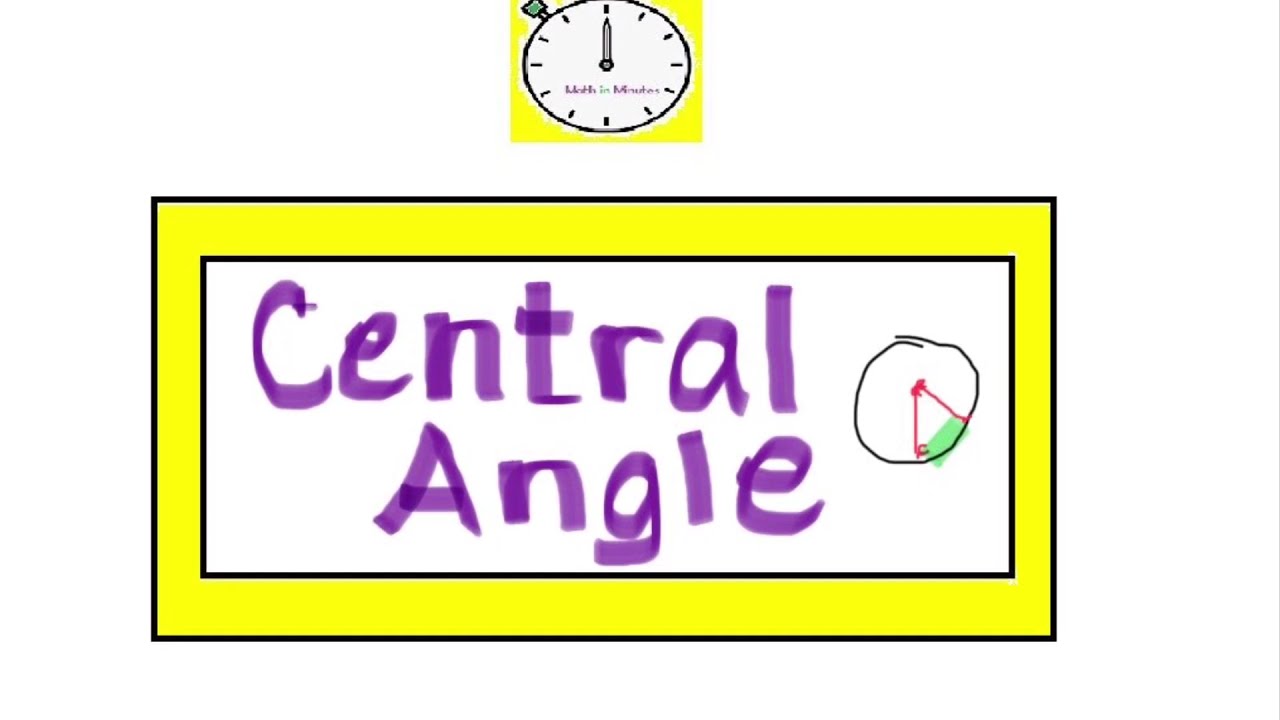 Central Angle of a Circle