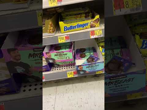 Mr Beast Chocolate Bar’s at Walmart