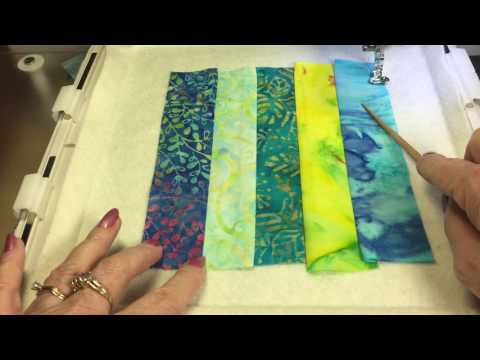 Quilt As You Go Placemat Project