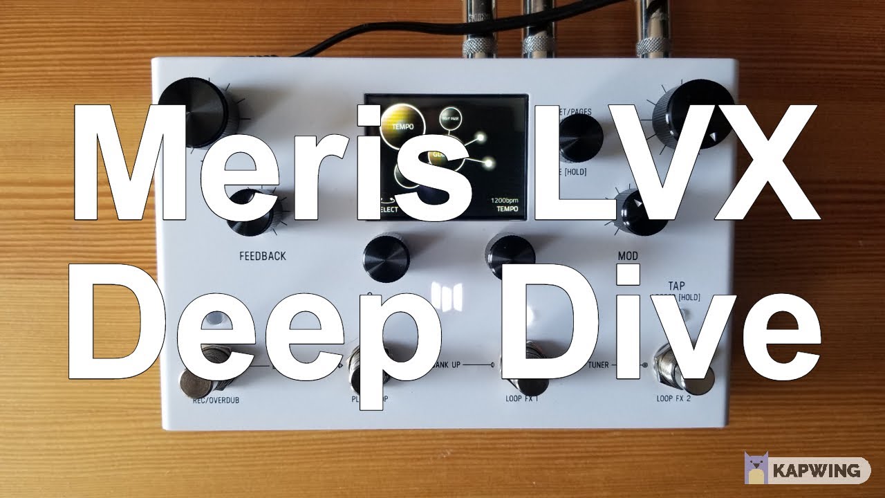 Meris LVX Deep Dive - all delay types, effects, filters, and more!