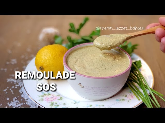 Remoulade Sos (Ete Balığa Çok Yakışan) (Videolu) - Nefis Yemek Tarifleri