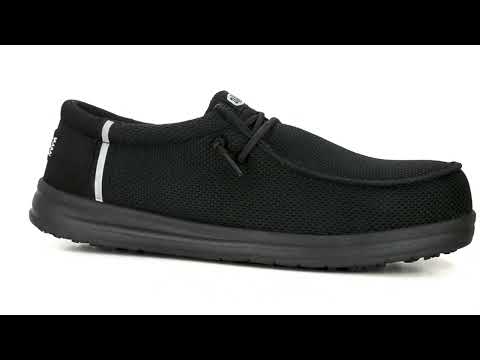 Men's HEYDUDE Composite Toe Metal Free Slip-On Moc Toe Shoe (MEDIUM) 44349-060