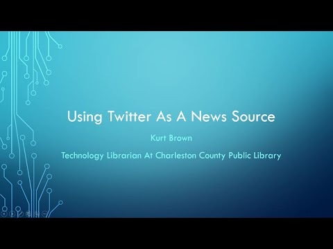 Tech Team: Using Twitter As A News Source