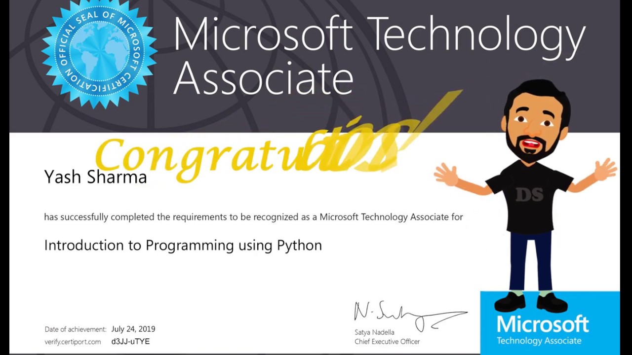 Python Microsoft Technology Associate Certification - Hackveda