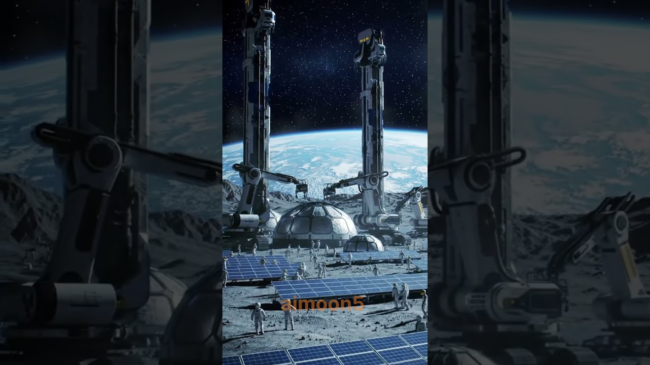 #Lunar Base #Future Construction for #ai