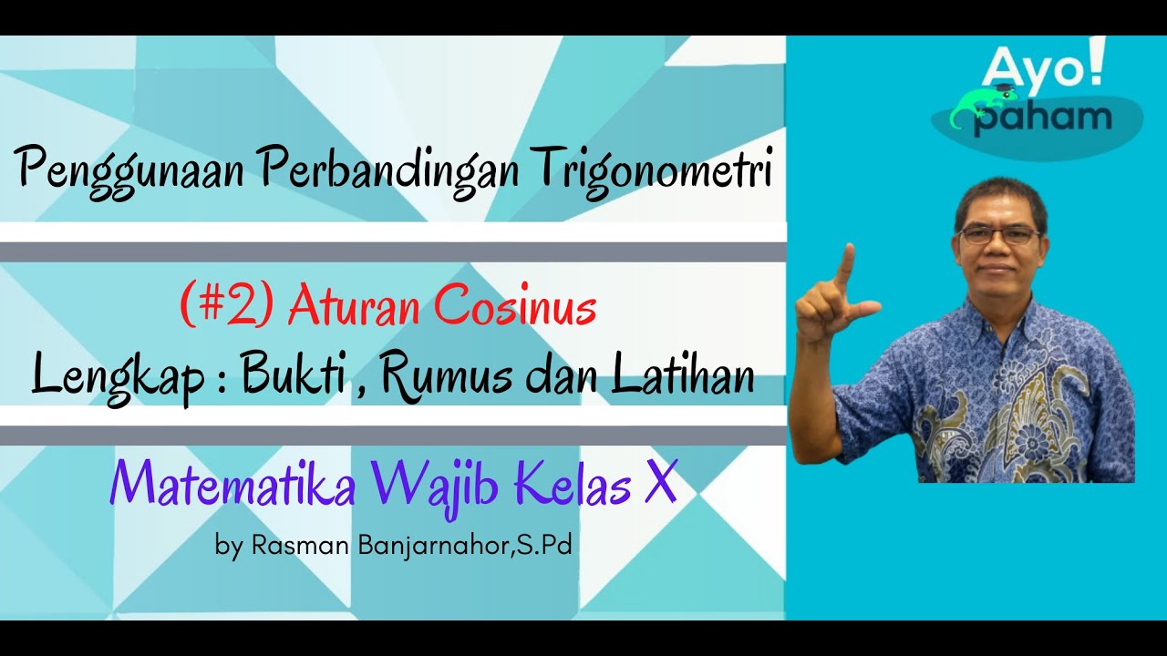 Cosine Rule ((#2): Using Trigonometric Ratios