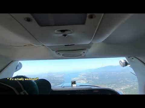 Flying VFR to Qualicum Beach (CYNJ to CAT4) + ATC Audio