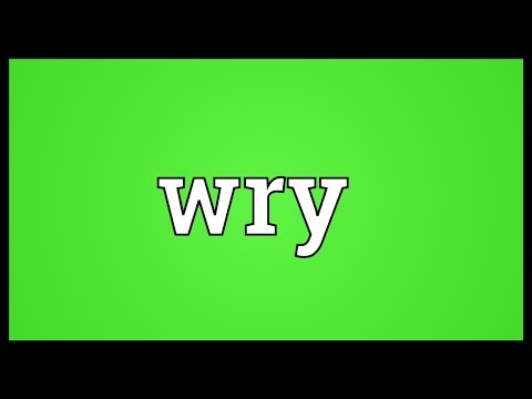 Wry Meaning