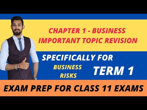Chapter 1 | business risks | Revision | Class 11