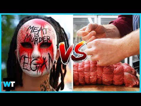 The Secret WAR Between French Vegans and Butchers On Facebook | What's Trending Now!