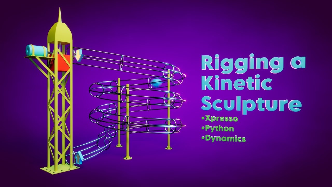 Cinema 4D Multi-Tech Tutorial 50: Kinetic Sculpture Rig