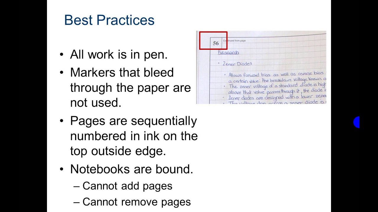 Engineering Notebook PowerPoint Video