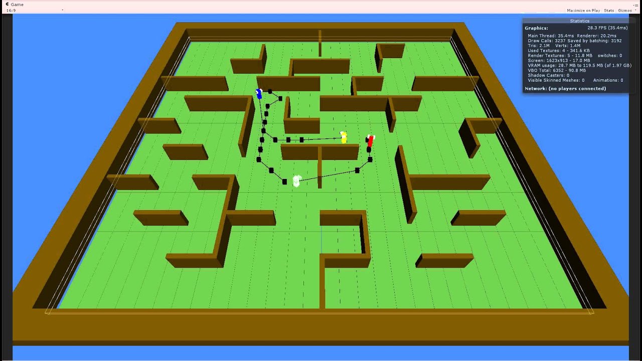Unity pathfinding algorithm (milestone 4)
