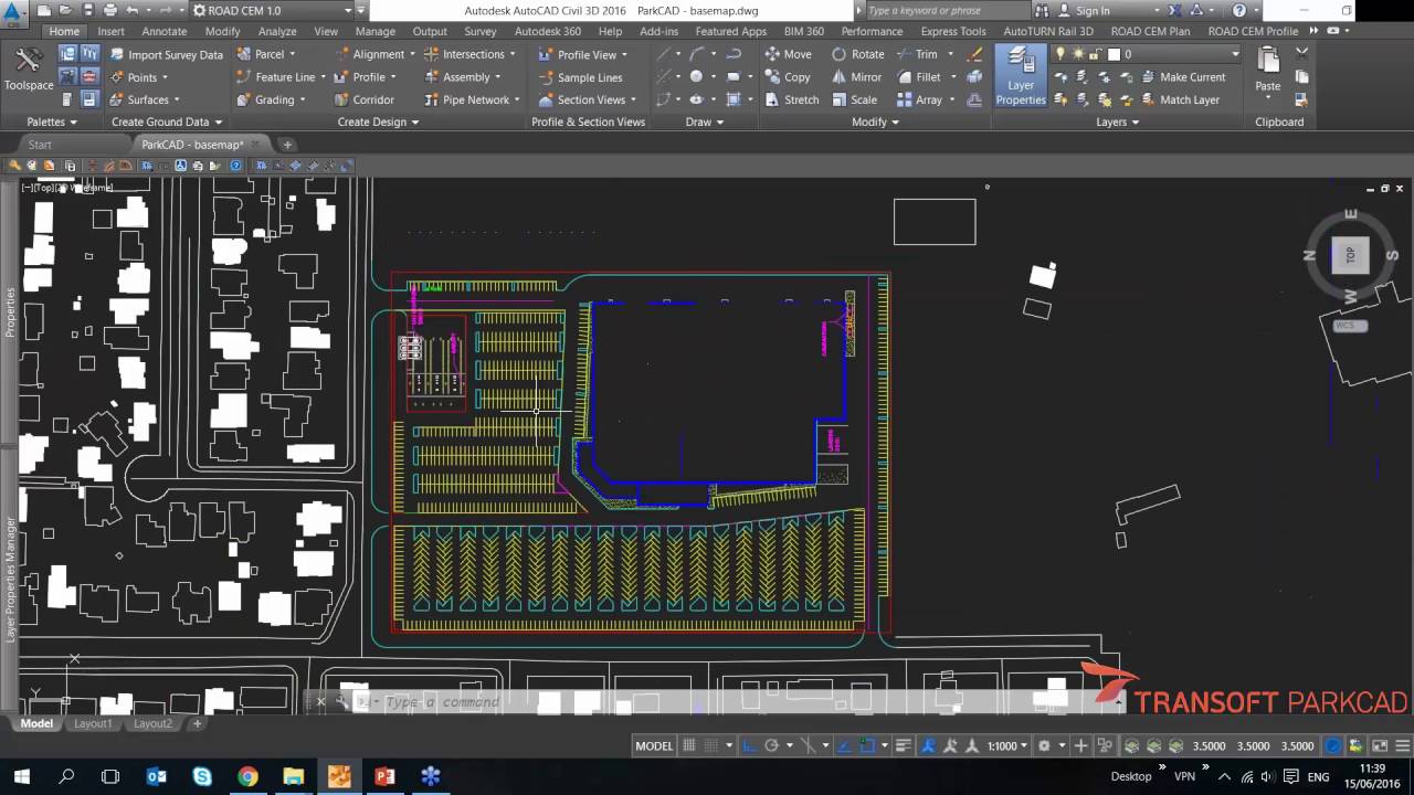 Design custom parking stalls, Create accessibility parking places