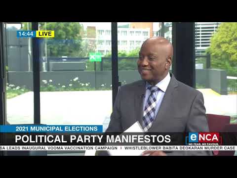 2021 Municipal Elections | Political party manifestos