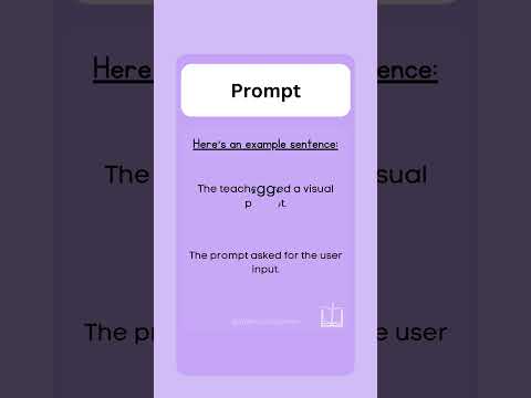 Word of the day #Prompt