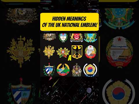 Discover the Hidden Meanings Behind the UK's National Emblem! #UKEmblem #NationalSymbols #Heraldry