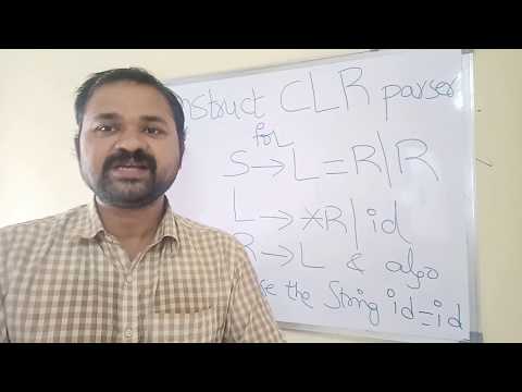 CLR Parser in compiler design with solved example2