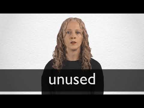 UNUSED definition and meaning | Collins English Dictionary