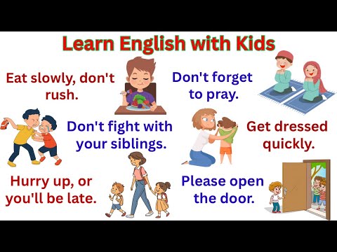 Learn English Sentences with Kids | Spoken English for Kids | Daily Use English Sentences