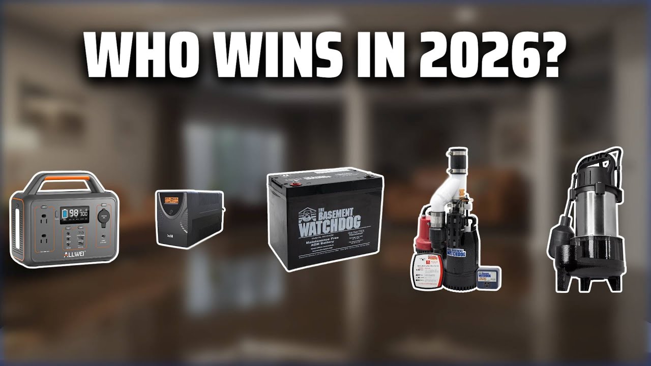 The Top 5 Best Sump Pump Backup in 2026 - Must Watch Before Buying!