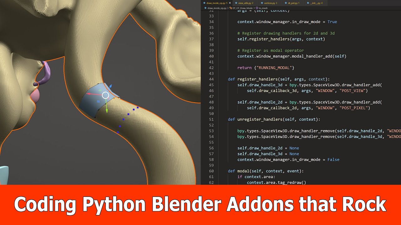 Programming Blender Addons with Python that rock