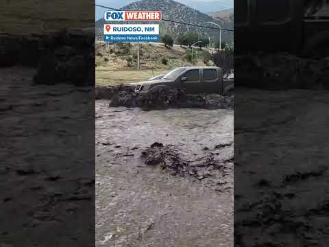 Flash flooding in Ruidoso, New Mexico