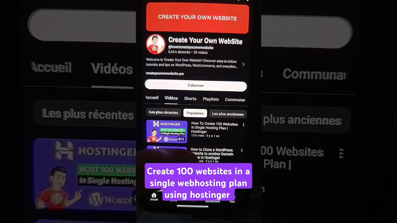 Create unlimited WordPress websites using one web hosting plan hostinger