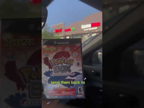 GameStop had this crazy GameCube game! #gamestop #pokemon #nintnedo