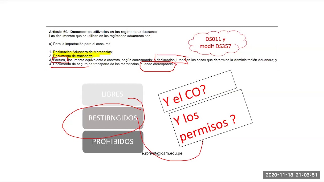 Documentos de Importación 18.11