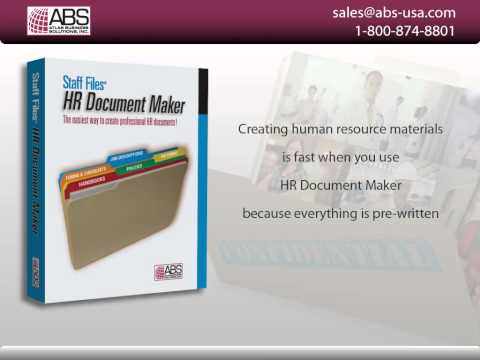 HR Document Maker is Fastest and Easiest Way to Write an Employee Handbook