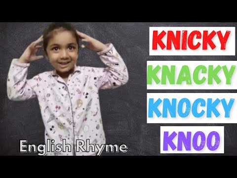 Knicky knacky knocky knoo Rhyme | head thinker eyes blinker | for kids | hashtag Thea
