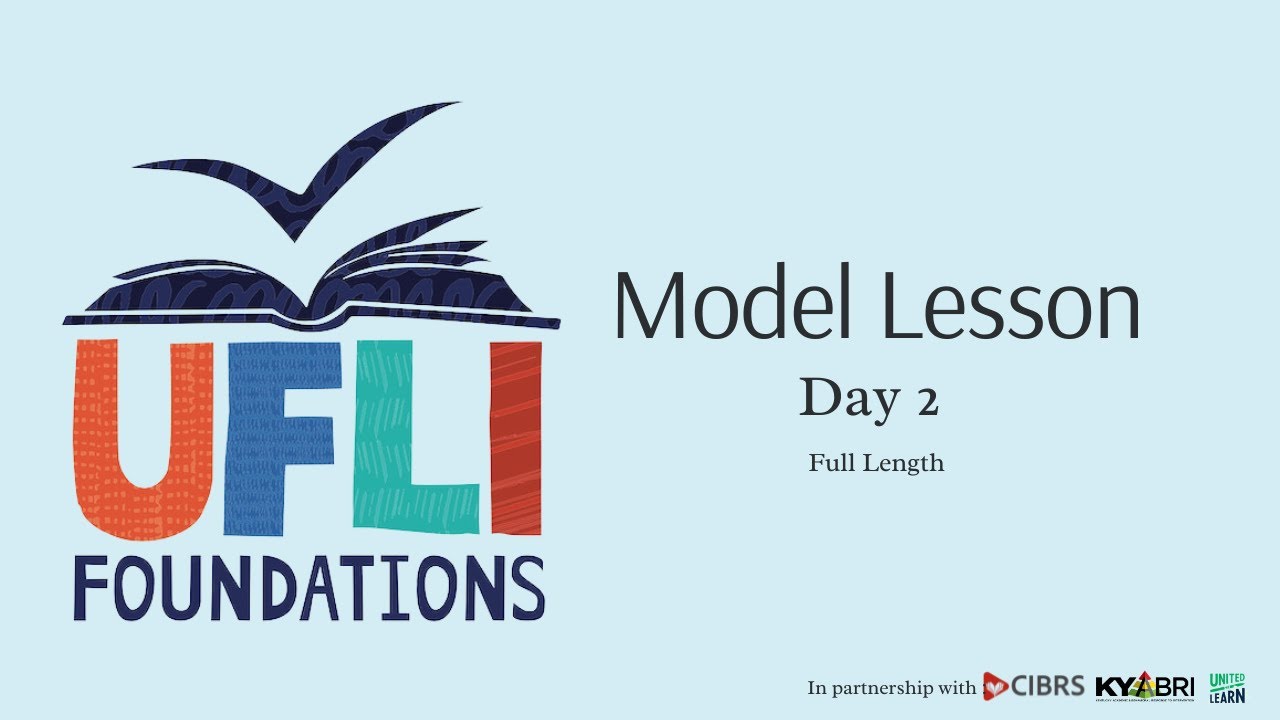 UFLI Foundations: Core Instruction Model Lessons - CIBRS