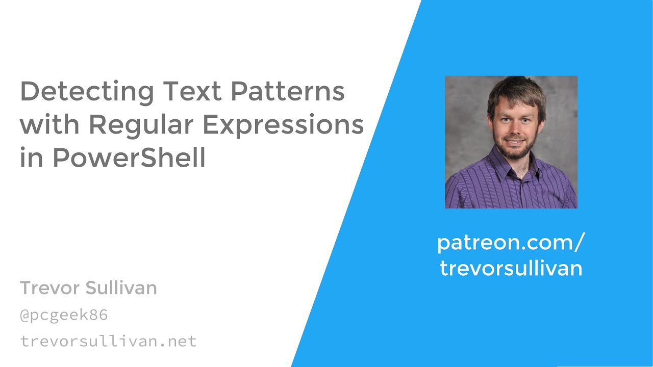 Detecting Text Patterns with PowerShell Regular Expressions