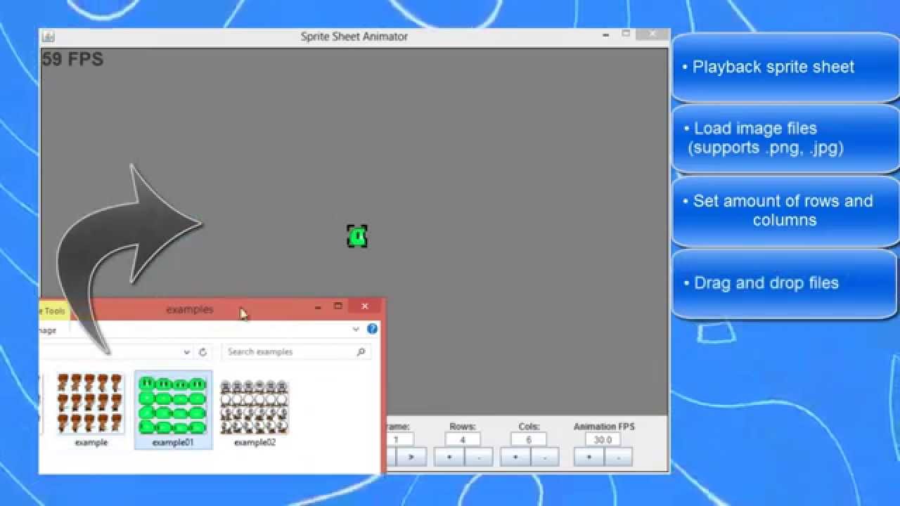 [Java] Sprite Sheet Animator