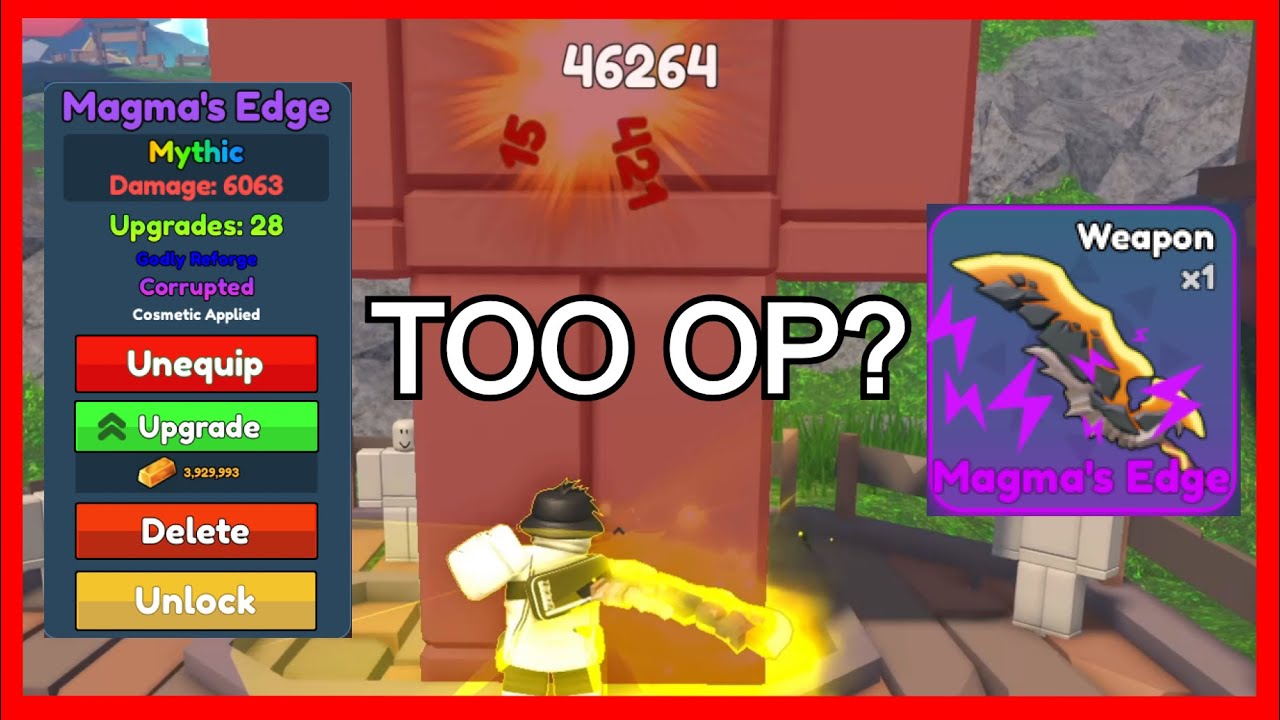 MAGMA'S EDGE IS INSANELY STRONG... ELEMENTAL DUNGEONS