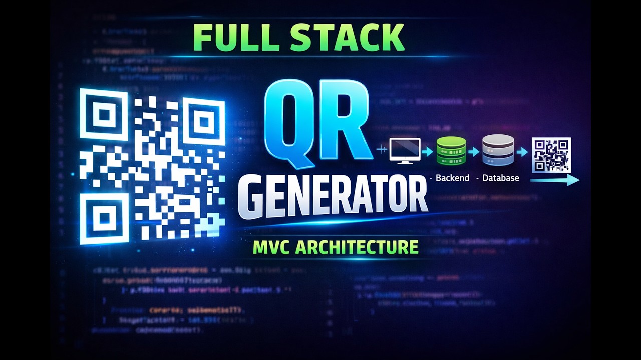 Build a Full Stack QR Code Generator (MVC) | Step-by-Step Tutorial