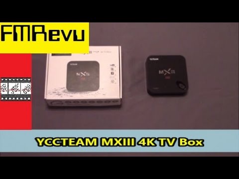 YCCTEAM MXIII 4K TV Box | Android Apps: YouTube, Skype, Hulu, Netflix, Kodi