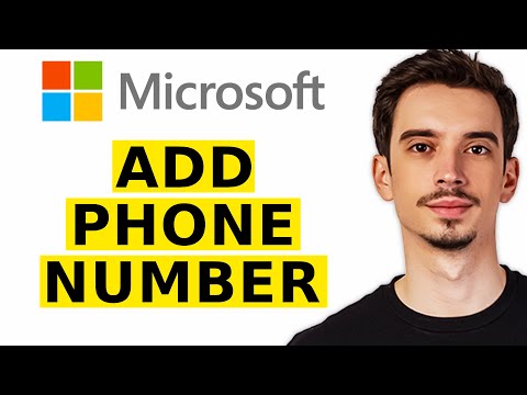 How To Add Phone Number To Microsoft Account (2025) - Step by Step Tutorial