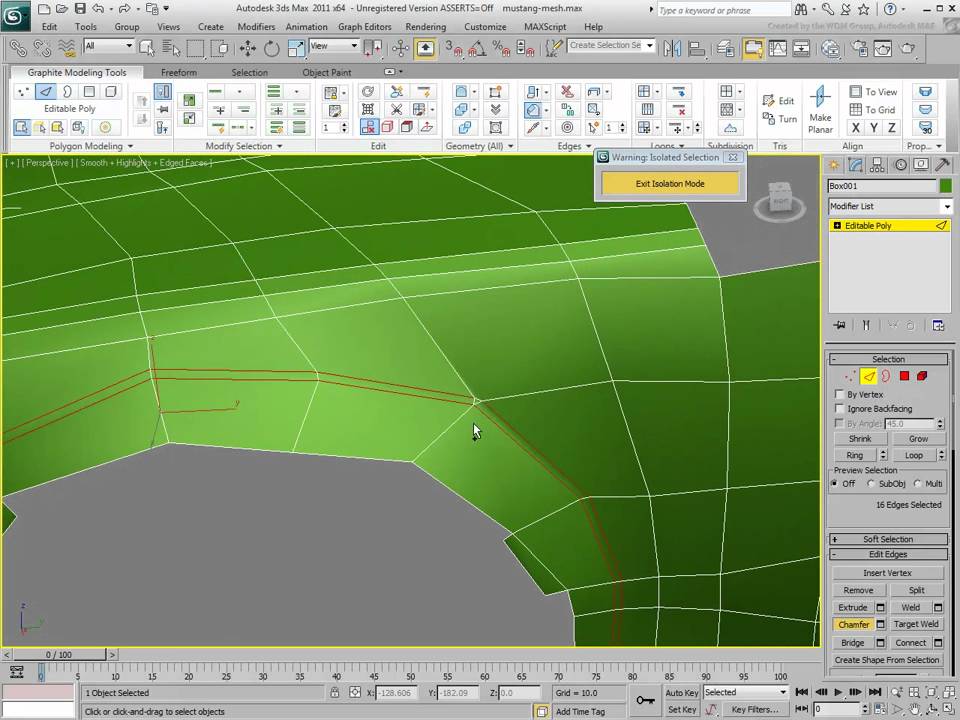 3ds Max Modeling Techniques - Topology Freeform Function (Cont'd)