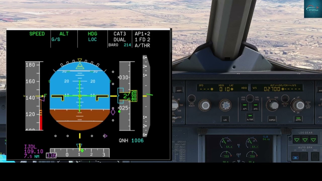 A320 ILS GS Intercept From Above